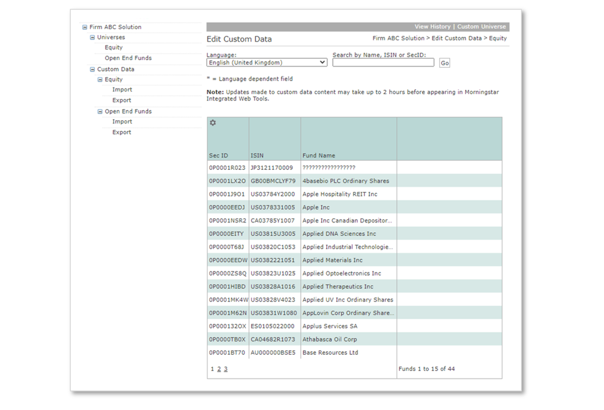 Morningstar Developer