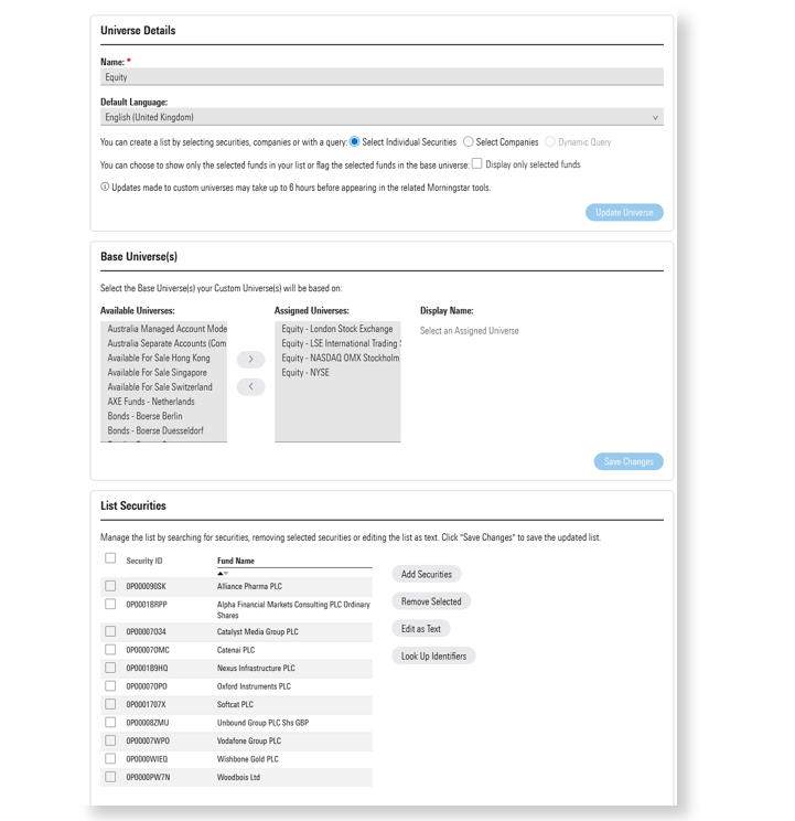 Morningstar Developer
